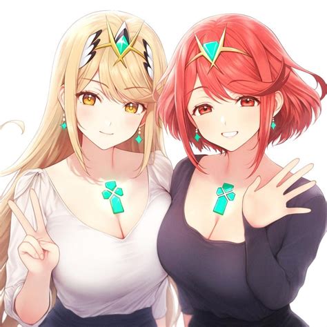 Mythra And Pyra By Nekocypher R Xenoblade Chronicles