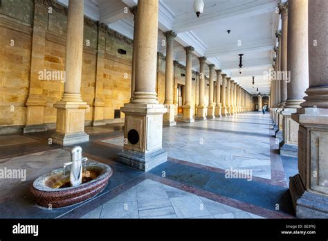 Mill Colonnade Karlovy Vary Hot Spring Czech Republic Wells Karlovy