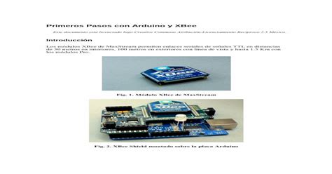 Primeros Pasos Con Arduino Y Xbee · Pdf Filecómo Programar Un Arduino De Manera Inalámbrica