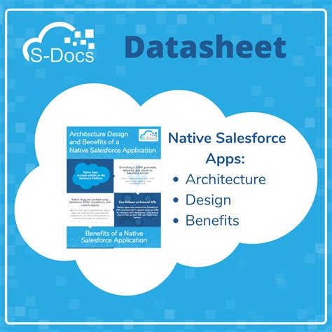 Datasheet Native Salesforce App Architecture And Benefits