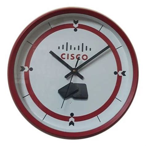 Round Metal CISCO Wall Clock At Piece In New Delhi ID