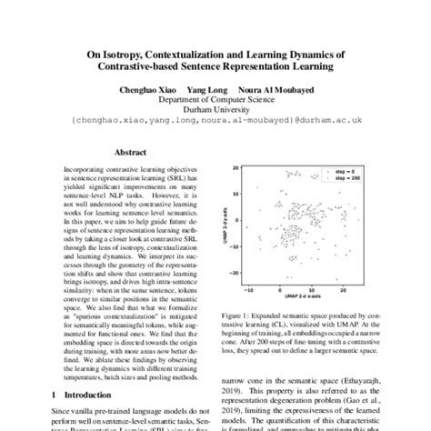 On Isotropy Contextualization And Learning Dynamics Of Contrastive Based Sentence