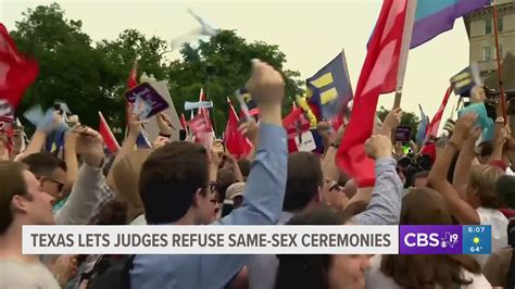 Texas Lets Judges Refuse Same Sex Ceremonies