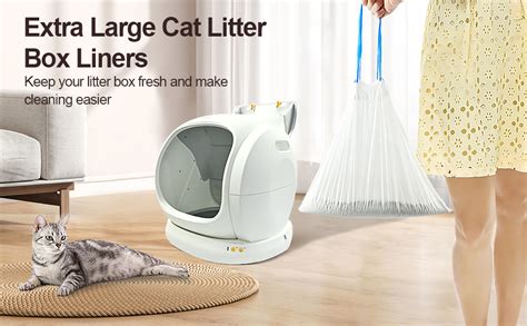 Tailtale Cat Litter Box Liners 50 Count For C20 Automatic Cat Litter