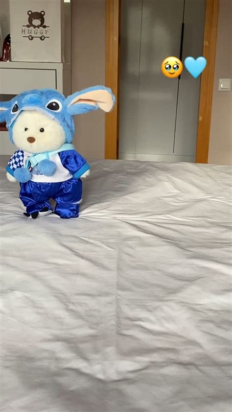 Huggy დათუნია სტიჩის ტანსაცმლით 🥹🩷 შესაძენად მოგვწერეთ პირად შეტყობინებაში💌 საჩუქარი