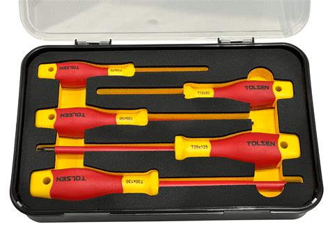 1000v Torx Screwdriver Set 5 Pcs Electrical Factory Outlet