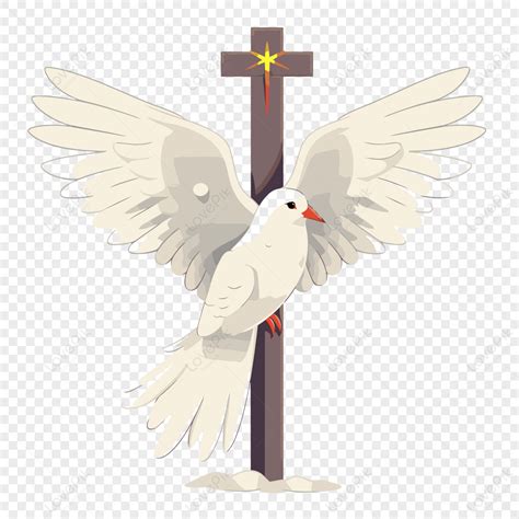 십자가 비둘기클립 아트상표만화 Png 일러스트 무료 다운로드 Lovepik