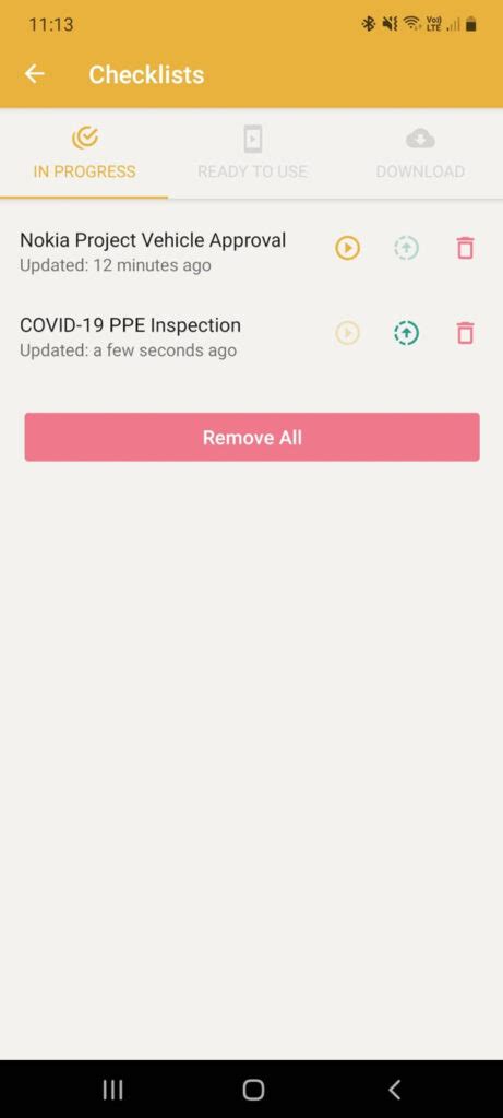 Mobile App Checklist Module Affsaf
