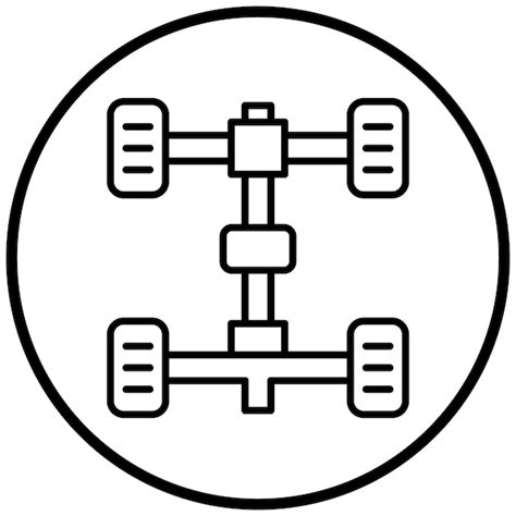 Premium Vector Chassis Icon Style