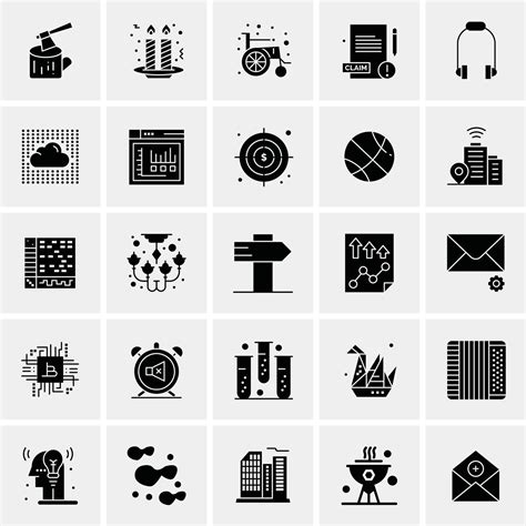Logic Mind Problem Solving Icons Flat And Line Filled Icon Set Vector