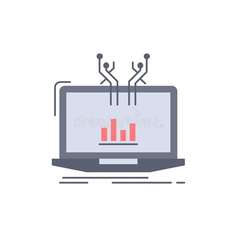 Analysis Analytical Management Online Platform Flat Color Icon