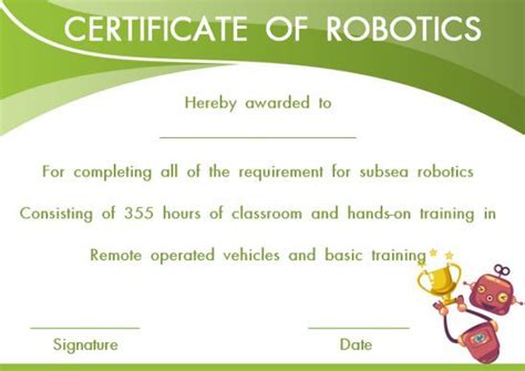 12 Robotics Certificate Templates For Training Institutes Trainers And Students Template Sumo 12 Robotics Certificate Templates For Training Institutes Trainers And Students Template Sumo