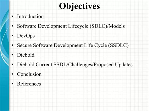 Secure Software Development Lifecycle Pptx