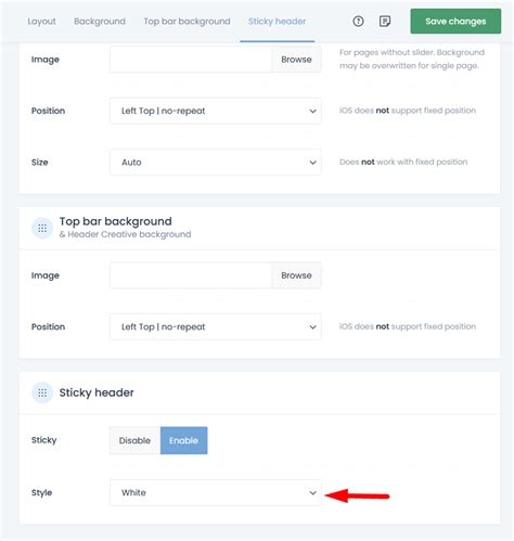 Sticky Menu Colours — Betheme Support Forum
