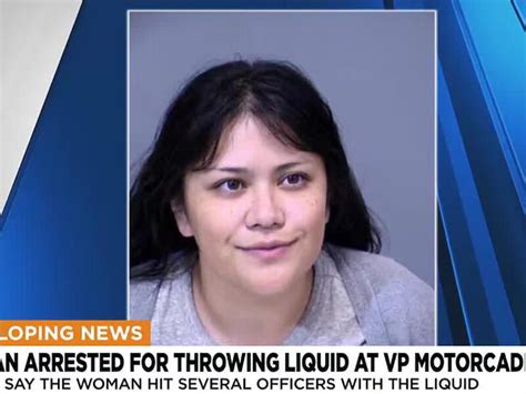Woman Arrested For Throwing Red Liquid At Kamala Harris Motorcade In Phoenix