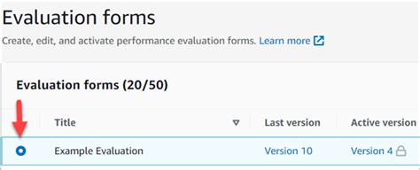 在 Amazon Connect 中查看评估表审计跟踪记录 Amazon Connect 在 Amazon Connect 中查看评估表审计跟踪记录 Amazon Connect