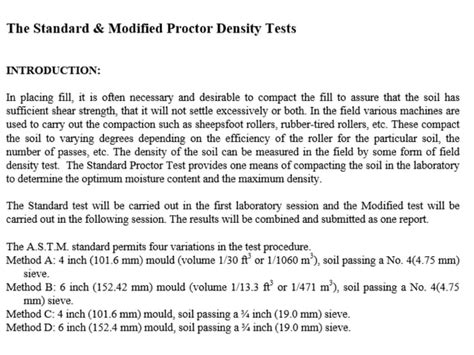 Proctor Test And Compaction Pptx Standardized Testing Educational