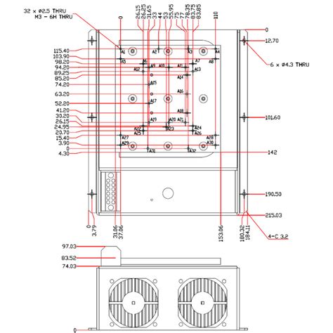 150w Laser Diode Heat Sink Assembly