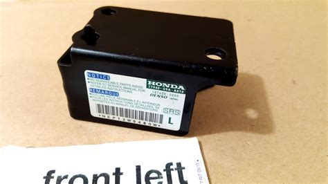 2002 04 Honda Crv Srs Impact Sensor Front Left 77940 S9a A81 77940 S9a