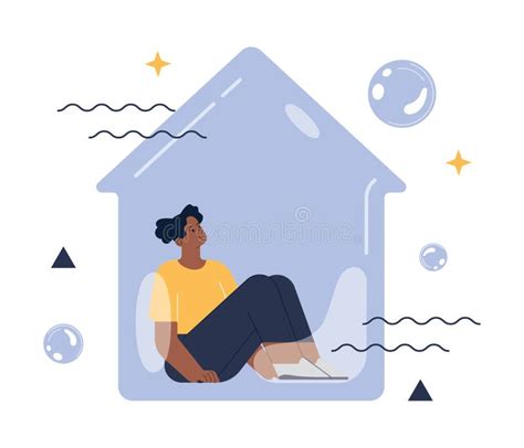 Introverted Person Stock Illustration Illustration Of Calm 254837025