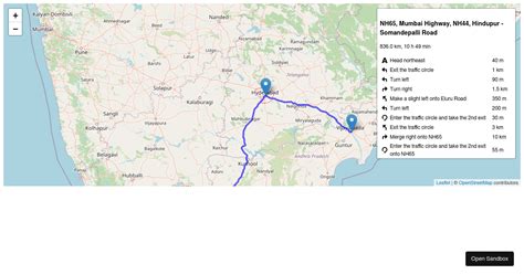 React Leaflet Routing Machine Codesandbox