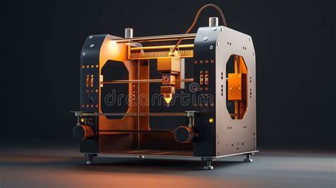 3d Printer Creating Prototypes Modern Technology Stock Image Image