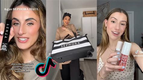 Sephora Haul Tiktoks New Haul Tiktok Compilation 14 Youtube