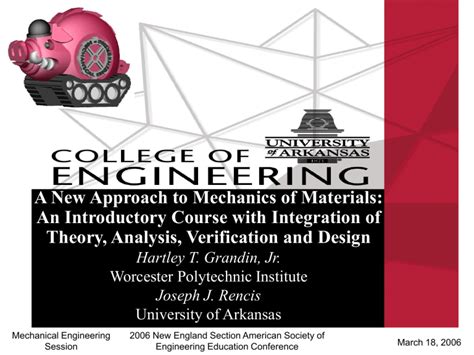 College Of Engineering Worcester Polytechnic Institute