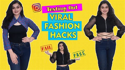 Testing Out Viral Fashion Hacks From Instagram Do They Even Work