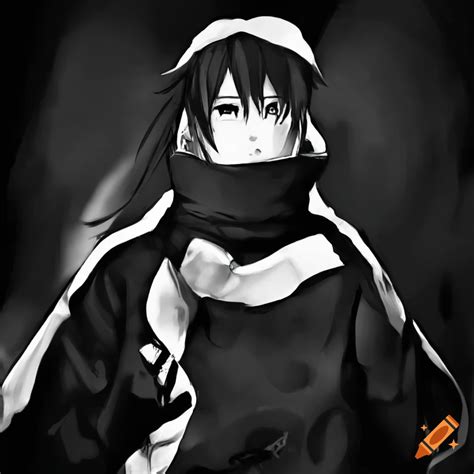 Ninja Art In Noir And Japanese Graphic Novel Style On Craiyon