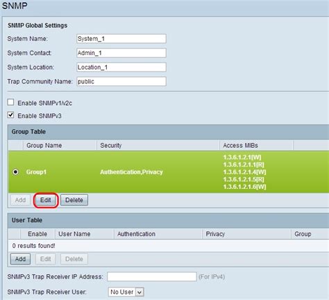 Configure Simple Network Management Protocol SNMP On RV And RV VPN Routers Cisco