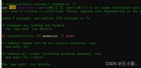 关于cnpm Install Vue Router Save Dev警告、报错vue Router版本424 Csdn博客