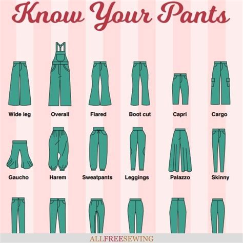 20 Different Types Of Trousers Trousers For Women With Names Trendy