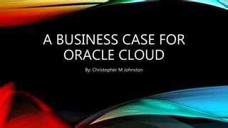 Oracle Presentation PPT