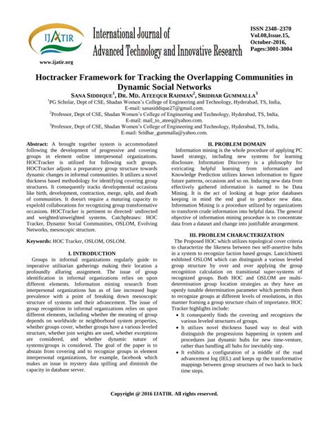 Pdf Hoctracker Framework For Tracking The Overlapping · Hoctracker Framework For Tracking