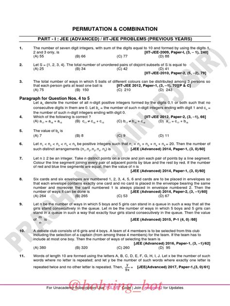 Prashant Jain Pj Sir Complete Maths Pyq Pdf Pyqs Export Pdf Mathematical Concepts Mathematics