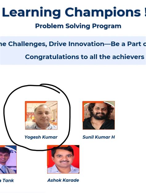 yogesh kumar on linkedin proud to be recognized as a learning champion in our company 🏆