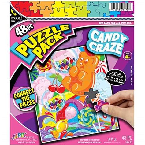 Ja Ru Puzzle Pack 48 Piece Candy Craze Thomas Online