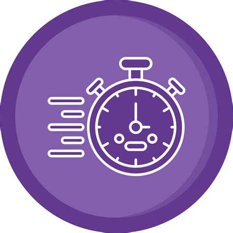 Stopwatch Solid Purple Circle Icon 37811391 Vector Art At Vecteezy