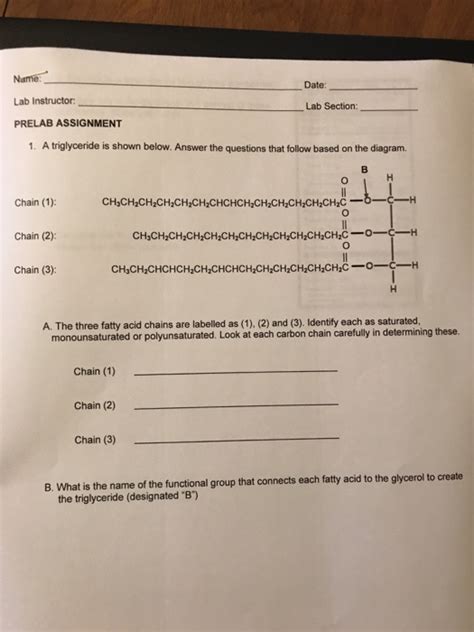 Solved Name Date Lab Section Lab Instructor PRELAB Chegg