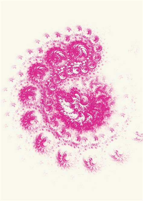 Pink Shell Shaped Pattern For Your Designs And Ideasan Element Stock