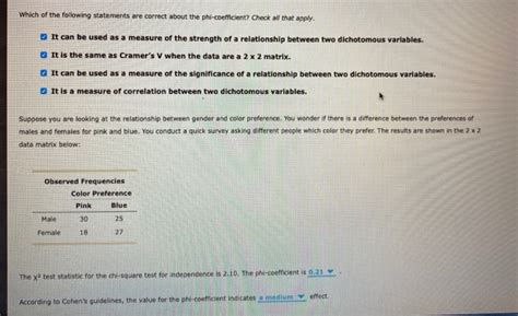 Solved Which Of The Following Statements Are Correct About