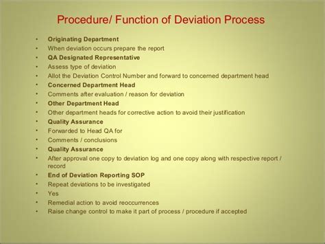Deviation Control System