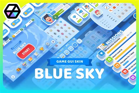 Gui Bluesky 2d Gui Unity Asset Store
