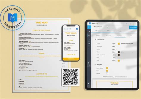 créer un menu pour un restaurant en quelques étapes
