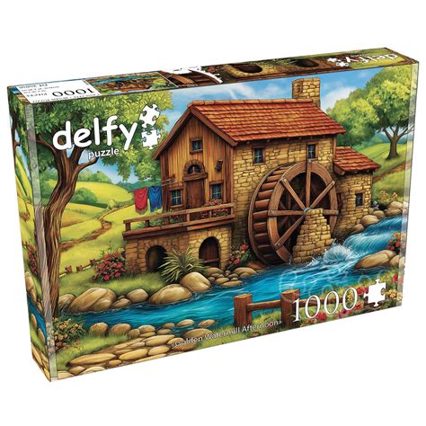 Delfy Golden Watermill Afternoon Puzzle 1000pcs Puzzles Canada