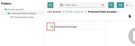 Protected Folders Filevine Help Center