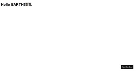 Extensible Components Draft Codesandbox