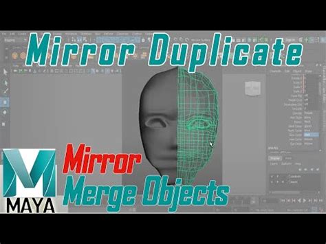 How to Mirror Objects in Maya | Duplicate Mirror Face in Maya | Mirror ...