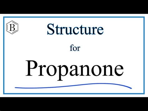 Propanone Structure